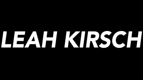 Leah Kirsch Youtube