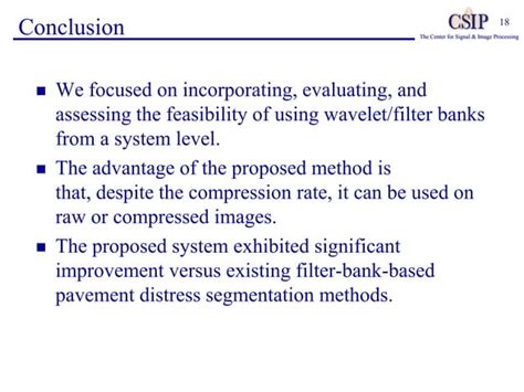 enhanced adaptive filter bank based automated pavement ppt