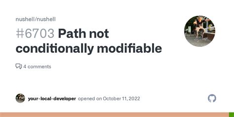 Path Not Conditionally Modifiable · Issue 6703 · Nushellnushell · Github