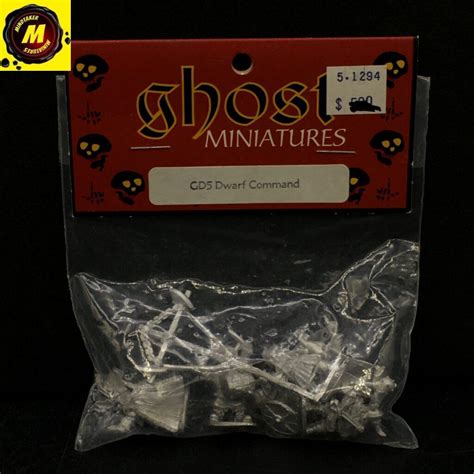 Dwarf Command X6 Gd 05 Nib 111207 Mindtaker Miniatures