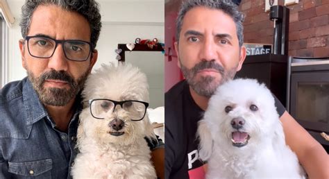 fernando díaz confesó que sintió vergüenza al ver a su perro haciendo