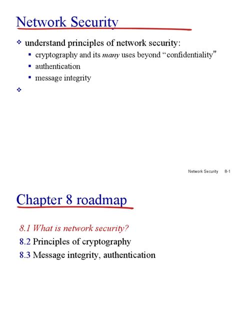 Chapter 8 Network Security Pdf Public Key Cryptography Key