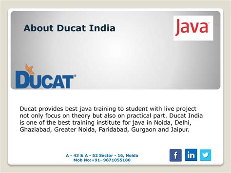 Ppt Java Training Institute In Noida Powerpoint Presentation Free