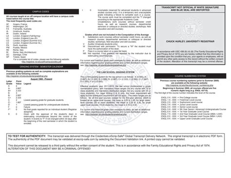 Nd Official Transcript Pdf