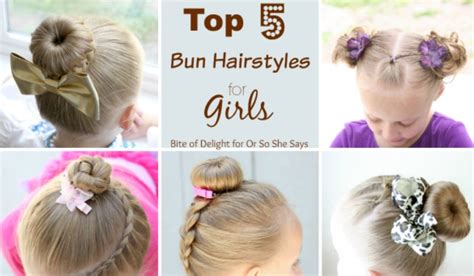 Cute Bun Hairstyles For Girls Our Top 5 Picks For School Or Play