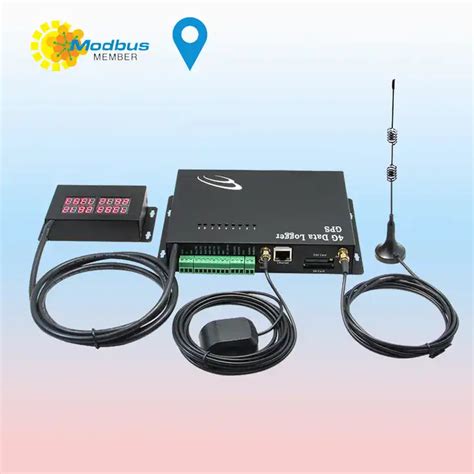 modbus 4g and ethernet data logger with gps server enviroment