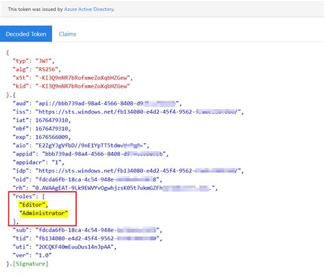 C How Do I Get Azure Active Directory App Roles To Show In Claims