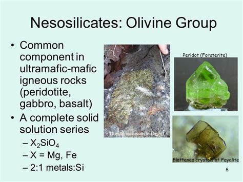 A Tour Of The Rock Forming Silicates Ppt Video Online Download