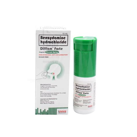 Difflam Forte Throat Spray 3mgml 15ml Shopee Philippines