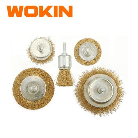 5pcs Wire Brushes Set Wokin Tools