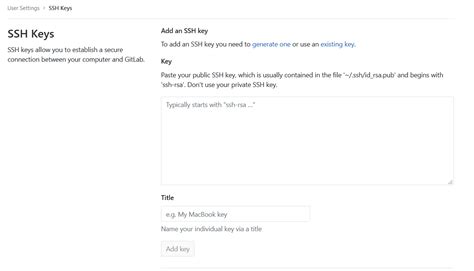 panduan cara menambahkan ssh key ke gitlab tutorial dicloud