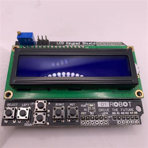 LCD X Keypad Shield For Arduino Blue Screen Shop Mm