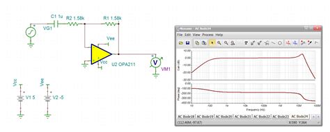 Tina Ti How To Simulate Ac Coupled Differential Amplifier Amplifiers Forum Amplifiers Ti