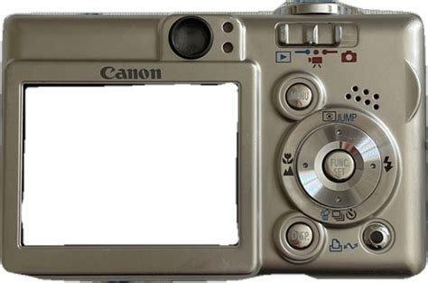 Vintage Camera With White Screen Old Camera Cutout Digital Camera
