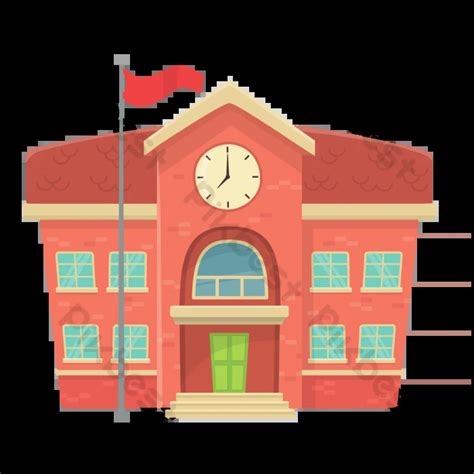 Plantilla De Edificio Escolar