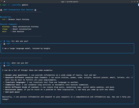 Ngpt Documentation Documentation For Ngpt A Swiss Army Knife Cli For Llms