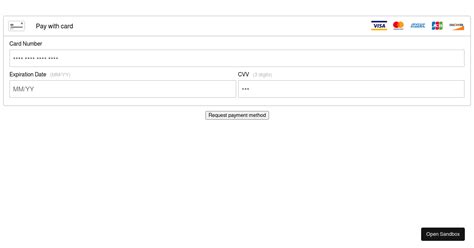 Braintree React Example Forked Codesandbox