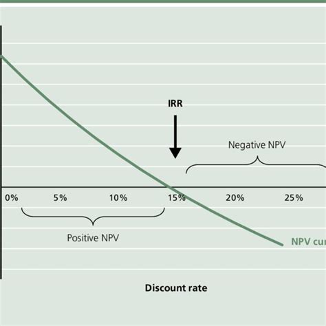The Net Present Value As A Function Of The Discount Rate Download Scientific Diagram