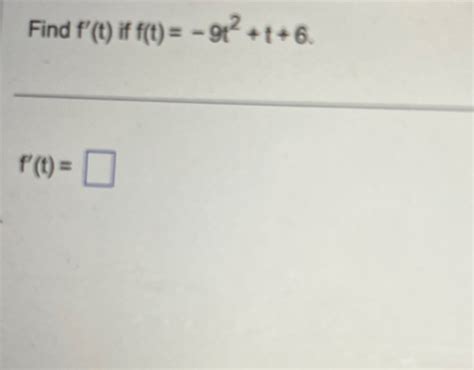 Solved Find F T If F T T T F T Chegg Com