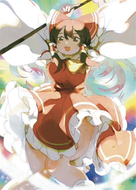 Hakurei Reimu Touhou Drawn By Naonyo Danbooru