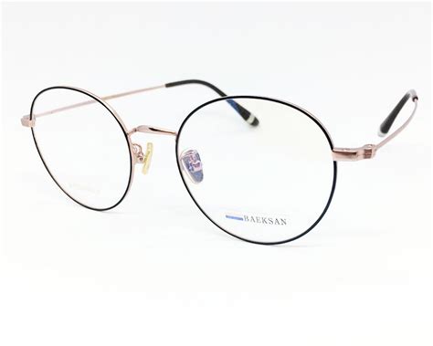 Baeksan 백산 베타티타늄 블랙로즈골드 안경테 세컨웨어헬로마켓