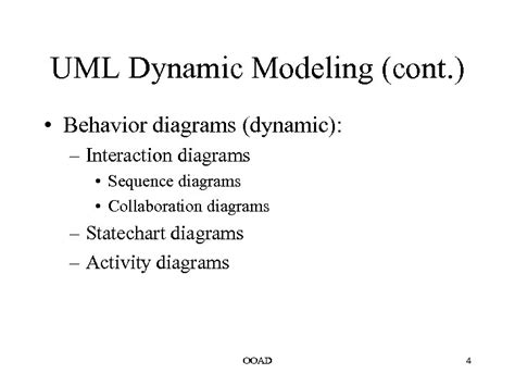 modeling behavior interaction diagrams activity diagram state machine