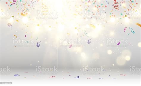 크리스마스 밝은 아름다운 조명 디자인 요소 Xmas 인사말 카드의 디자인을위한 빛나는 조명 화환 가벼운 크리스마스 장식 0명에 대한 스톡 벡터 아트 및 기타 이미지 Istock