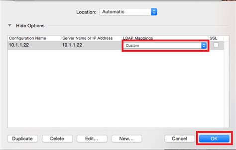 how to connect macos to ldap services by using an open directory