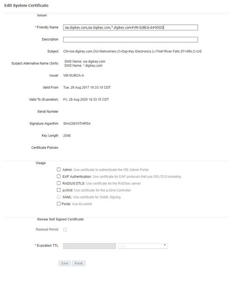 Solved Cisco ISE Binding Certificate Error Cisco Community