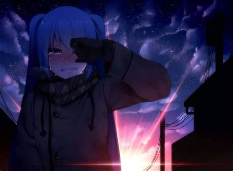 300 Sad Anime Girl Wallpapers