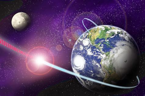 Laser Beam Message Sent To Earth From Deep Outer Space •