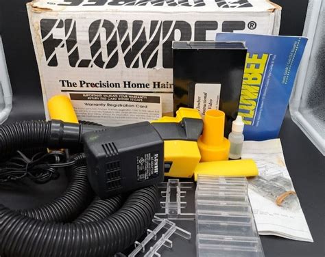 Vintage 2002 Flowbee The Precision Home Haircutting System Extra Blades
