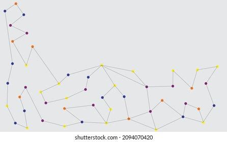 Abstract Plexus Background Connecting Dots Lines Stock Vector Royalty
