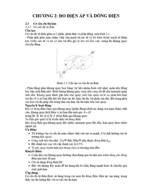 Chng 2 Do Din Ap Va Dong Din Pdf