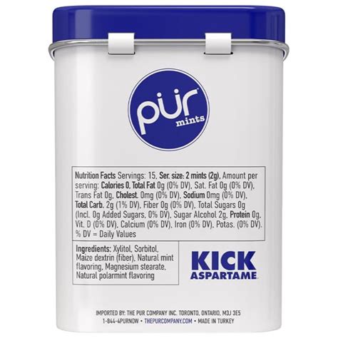 Pur Mints Polar Mint 30g Fiddleheads Health And Nutrition