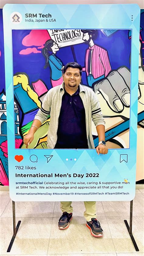 Internationalmensday2022 Srm Technologies 🫶 Ajith K