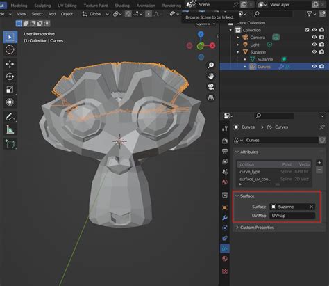 Converting Particle System Hair To Curves Hair That Follows Figure When