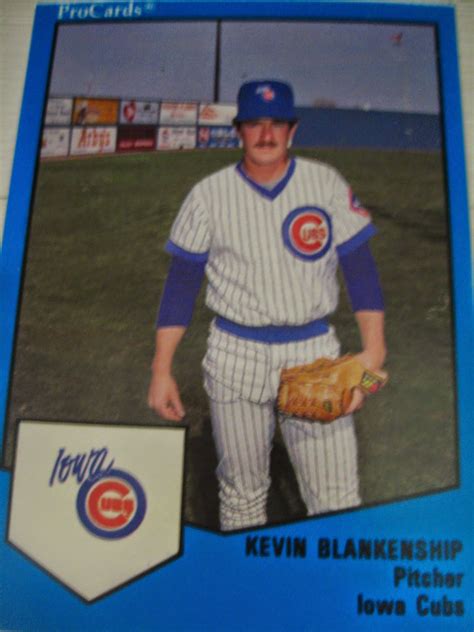 baseball cards come to life player profile kevin blankenship