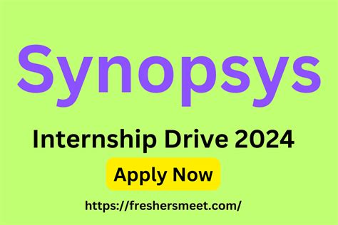 Synopsys Internship Drive 2024 Hiring Freshers As Intern Infrastructure