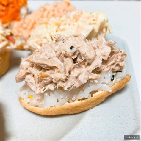 도제 유부초밥 만들기 명란 마요 크래미 와사비마요 참치 마요