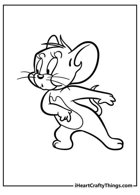 Tom And Jerry Christmas Coloring Pages