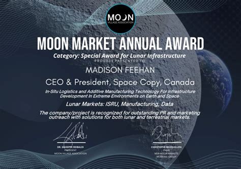 Madison C Feehan On Linkedin Spacecopy Lunarinfrastructure