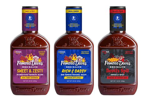 Famous Daves Barbecue Sauce Flavors At Cody Schlater Blog