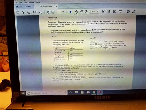 Solved File Edit View Window Help Home Tools 1044hwk1pdfx