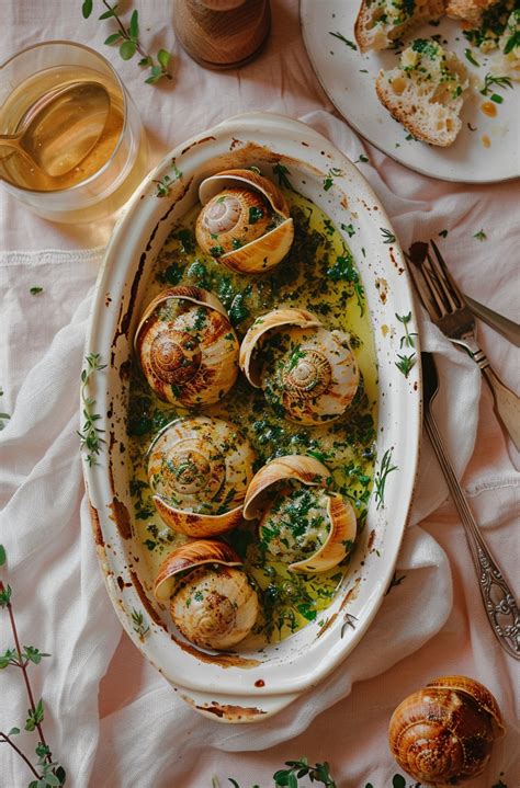 Top 10 Must Try Parisian Dishes Escargot With Herb Butter French