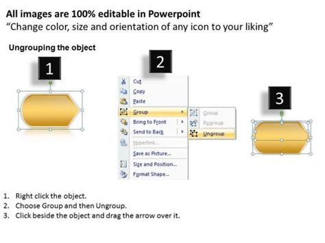 Ppt Linear Arrow Phase Diagram PowerPoint Templates