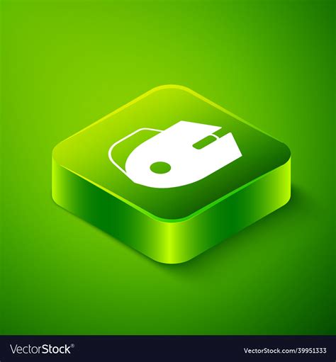 Isometric Computer Mouse Gaming Icon Isolated Vector Image