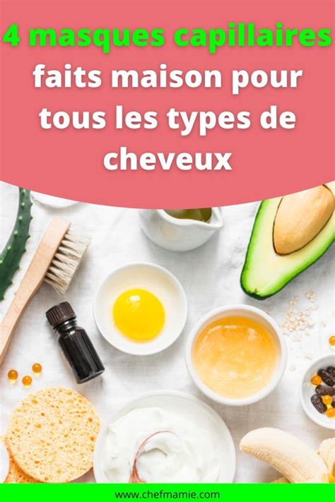 4 Masques Capillaires Faits Maison Pour Tous Les Types De Cheveux Masques Capillaires Fait