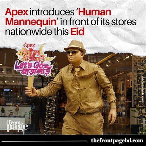 Apex Brings An Innovative Concept To Bangladesh With The Introduction Of Human Mannequins