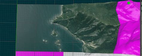 Python Dividing Terrain Mesh Up Into Multiple Tiles With Script